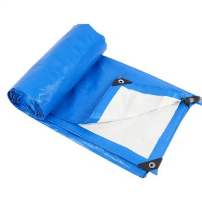 China HDPE Woven PE Tarpaulin Roll 6x6 to 16x16 Density Waterproof UV Resistant 50-300gsm for Agriculture for sale