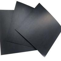 China 0.5mm Black HDPE Geomembrane Liner for Fish Shrimp Farm Pond Both Side Textured Smooth for sale
