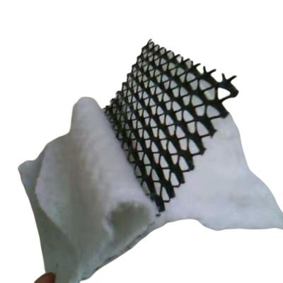 China 4m Width Black and White Environmentally Friendly Geocomposite Drain for Landfill Sites for sale