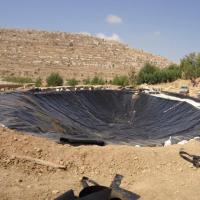 China LLDPE Pond Liner Sheet 1m-8m Width for Reservoir Project Malaysia HDPE Geomembrane for sale