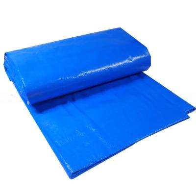 China High Strength Waterproof PE Tarpaulin Fabric 500D-1500D Yarn Count Plaid Style for Outdoor Use for sale