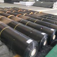 China HDPE Geomembrane Pond Liner 1.5mm 45mil Black Blue EPDM Anti-Seepage Sheet for sale
