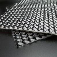 China Composite Drainage Geonet with Geotextile 8mm Thickness Black White 4m Width HDPE Drainage Board for sale