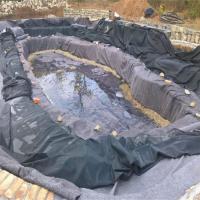 China HDPE Geomembrane 0.5mm to 1.5mm for Agricultural Fish Farm Pond Liner Anti Seepage for sale