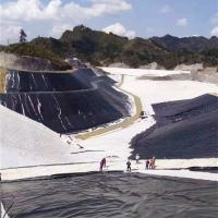China Customized 1.5mm HDPE Geomembrane for Reservoir in Black White Green Blue for sale
