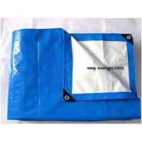 China Heavy Duty PE Tarpaulin Waterproof Truck Cover 6x8m UV Treated Cargo Cover for sale