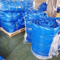 China 500D-1500D PE Tarpaulin 50-300 GSM Windproof Waterproof Cover for Outdoor Industrial Use for sale