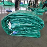 China Blue Striped PE Tarpaulin Waterproof HDPE Tarpaulin Sheet 6x8m UV Treated for Truck Cover for sale