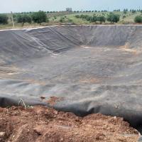 China HDPE Geomembrane Liner 0.5mm 2mm Smooth Textured for Fish Farm Pond for sale
