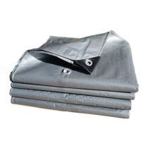 China Coated Woven Plain EN Heavyweight Tarpaulin Waterproof 220g Blue No Limit Rolls Woven for sale