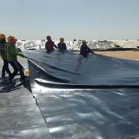 China 1mm HDPE Geomembrane Sheet Fish Farm Pond Liner UV Resistant Chemical Resistant 0.94 g/cm3 Density for sale