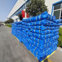 China PE Coated Fireproof Waterproof Woven Fish Tank Canvas for Truck Cover 6x8m 200gsm for sale