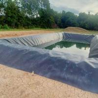 China HDPE Geomembrane Fish Farm Pond Liner 1.5mm Thickness Anti-UV Seepage Control for sale