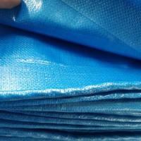 China Blue Sun Proof Rainproof PE Tarpaulin 2-12m Width Coated Polyethylene Tarpaulin for sale