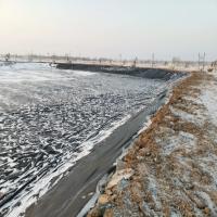 China HDPE Geomembrane 1m-8m Width 0.75mm-3mm Thickness for Landfill Pond Liner for sale