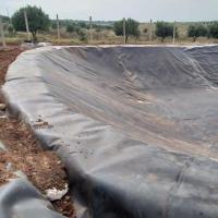 China Double Smooth/Texture Surface HDPE Geoliner for Indonesia Fish Farm Pond 1m-8m Width for sale