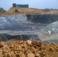 China LLDPE Geomembrane 1.5mm Durable Pond Liner for Aquaculture Fish Farm Waterproof for sale