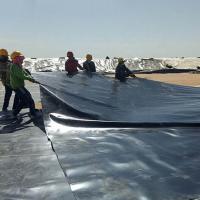 China LLDPE Geomembrane 1.5mm Durable Pond Liner for Aquaculture Fish Farm Waterproof for sale
