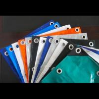 China LDPE Coating Tarpaulin Cover 250GSM Heavy Duty Waterproof Camping Ground Sheet for sale