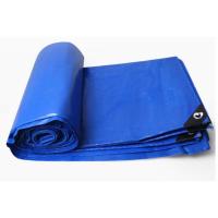 China Custom HDPE Tarpaulin with Eyelets and Logo Printing 50-300 GSM UV Treated for sale