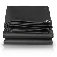 China 200gsm Grey Heavy Duty PE Tarp Waterproof Cover for Trucks Boats Cars for sale