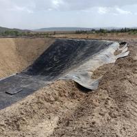 China Smooth HDPE Geomembrane 1mm to 3mm Thickness for Pond Dam Lagoon Liner Waterproof for sale