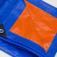 China 50-300gsm Orange PE Tarpaulin Waterproof UV Resistant HDPE Laminated Sheet for Somalia for sale