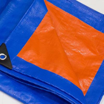 China 50-300gsm Orange PE Tarpaulin Waterproof UV Resistant HDPE Laminated Sheet for Somalia for sale