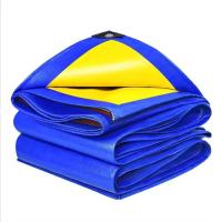China 240GSM Extra Heavy Duty Waterproof HDPE Builders Tarp 500D-1500D Yarn Count for sale