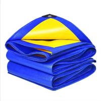 China Waterproof Anti-UV 200gsm PE Tarpaulin Sheet for Truck Cover with 500D-1500D Yarn Count for sale