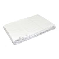China 140g-220g Lightweight White PE Tarpaulin Finished Sheets Cover with Plaid Pattern Waterproof Anti-UV for sale