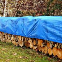 China 500D-1500D Yarn Count PE Tarpaulin Sheet Waterproof Tear Resistant for Camping Outdoor Cover 50-300gsm for sale