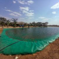 China HDPE Geomembrane Liner 0.5mm-2mm Thickness 50m-100m Length for Pond Fish Farm Landfill for sale
