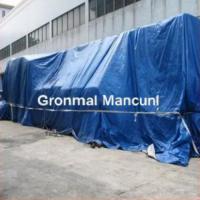 China Heavy Duty PE Tarpaulin Waterproof Canvas Cover Sheet HDPE 500D-1500D 50-300gsm for sale