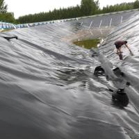 China HDPE Smooth Geomembrane 0.1mm-2.5mm Thickness for Pond Landfill Liner for sale