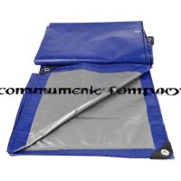 China 50-300gsm Blue PE Woven Tarpaulin Outdoor Protection Cover HDPE Laminated for sale