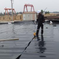 China HDPE Geomembrane 1mm Pond Liner 50m-100m Length UV Resistant Waterproof for sale