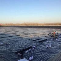 China HDPE Geomembrane Pond Liner 1.0mm 50m Roll for Aquaculture and Water Containment for sale