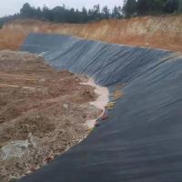 China HDPE Geomembrane Pond Liner 1mm 2mm Waterproof Plastic Dam Liner for Fish Pond for sale