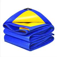 China Waterproof PE Tarpaulin Sheet 50-300 GSM UV Treated for Truck Cover and Cargo Protection for sale