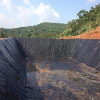 China HDPE Geomembrane 1mm Smooth Surface Waterproof Pond Liner for Aquaculture Fish Shrimp for sale