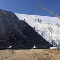 China Double Textured HDPE Geomembrane Pond Liner 1.5mm UV Resistant Impermeable for sale