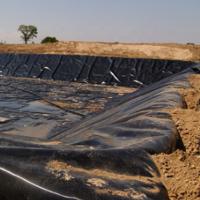 China HDPE Double Smooth Textured Geomembrane Pond Liner 1.5mm 2.0mm for Fish Tank for sale