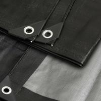 China Customized Laminated PE Tarpaulin Fabric Sheet 50-300gsm Waterproof All Weather Tarp for sale