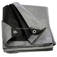 China Customized Laminated PE Tarpaulin Fabric Sheet 50-300gsm Waterproof All Weather Tarp for sale