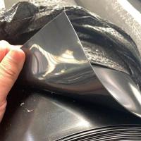 China Black Glossy HDPE Geomembrane 1.5mm 2.0mm Impermeable Liner for Dam Pond Landfill for sale