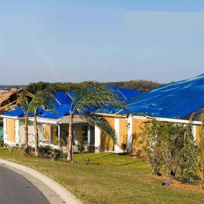 China Heavy Duty Polyethylene Tarp 500D-1500D Yarn Count Waterproof Anti UV for Outdoor Use for sale