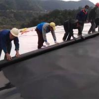 China Double Smooth/Double Texture Surface HDPE Geomembrane for Plastic Waterproof Pond Liner for sale