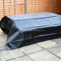 China Waterproof Blue Poly Tarp Outdoor LDPE Coated HDPE Fabric 500D-1500D Yarn Count 50-300gsm for sale