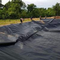 China White HDPE Geomembrane Liner 1.5mm Thickness for Landfill Containment and Waterproofing for sale